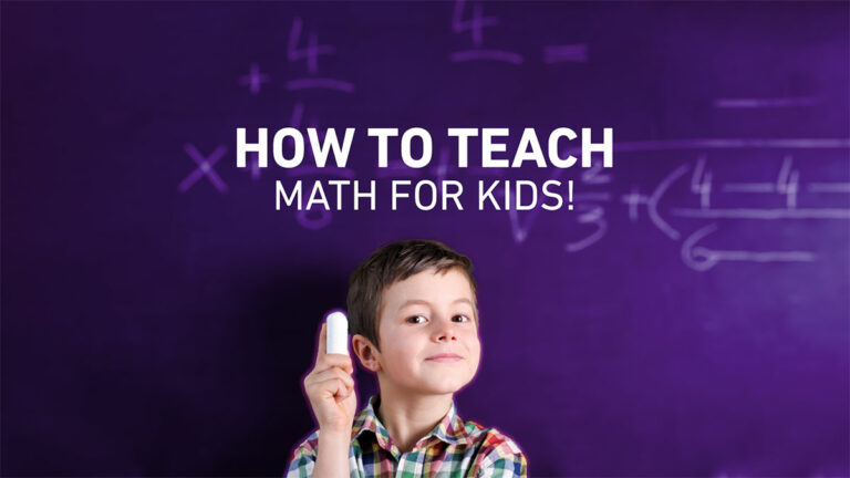 How to teach math for kids!